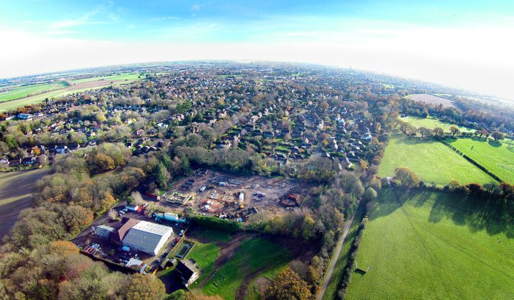 ROMAN FIELDS - AN AERIAL VIEW - Seaward Homes