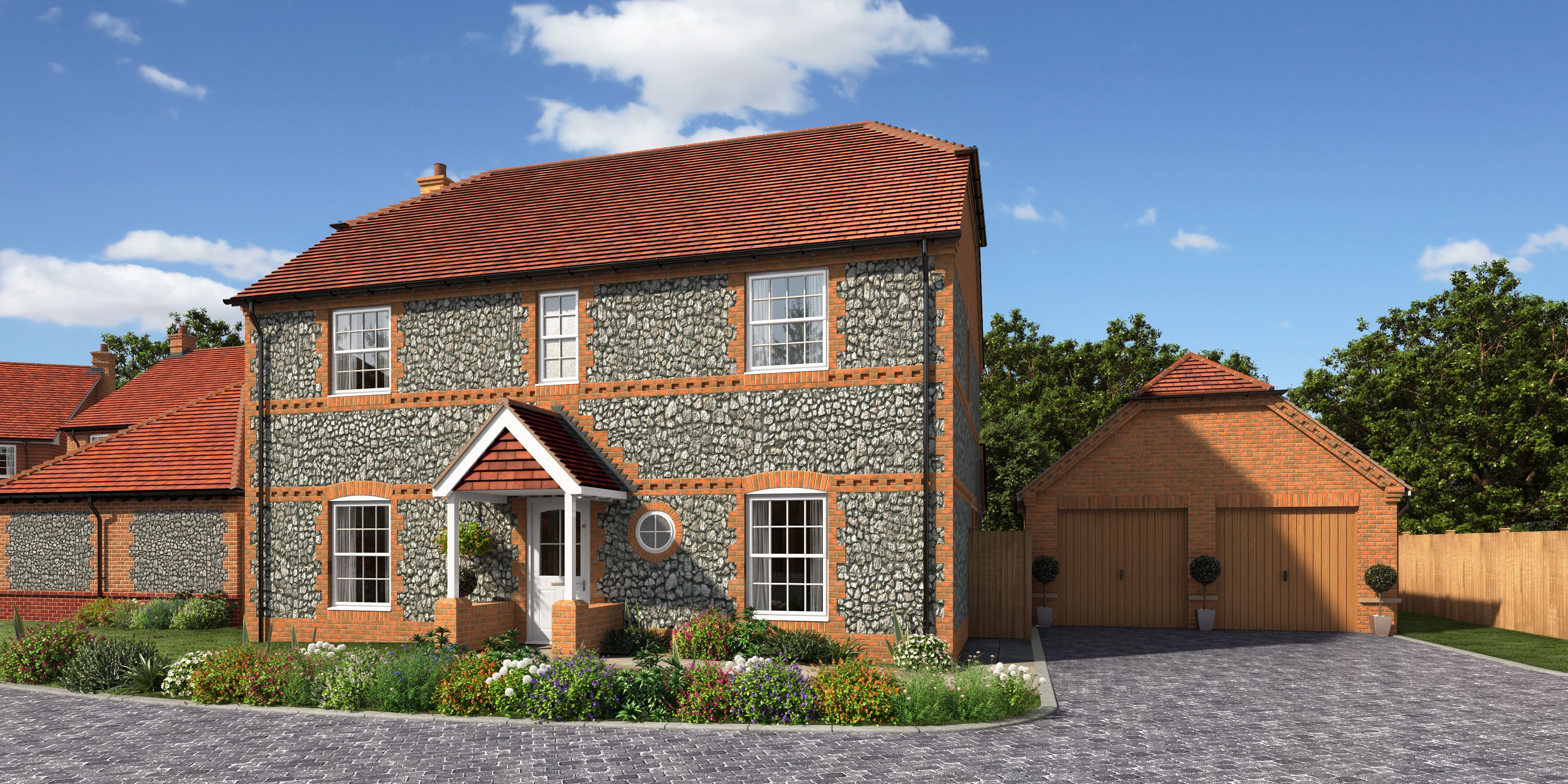 Fourth exchange at Roman Fields - Seaward Homes